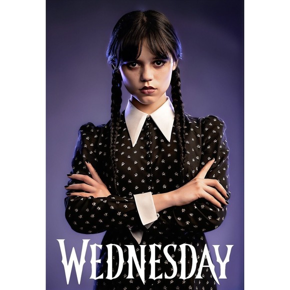 PosterGifts185 | Art | Wednesday Addams Netflix Jenna Ortega Poster ...